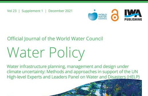 Special journal issue on ‘Water infrastructure planning, management and ...